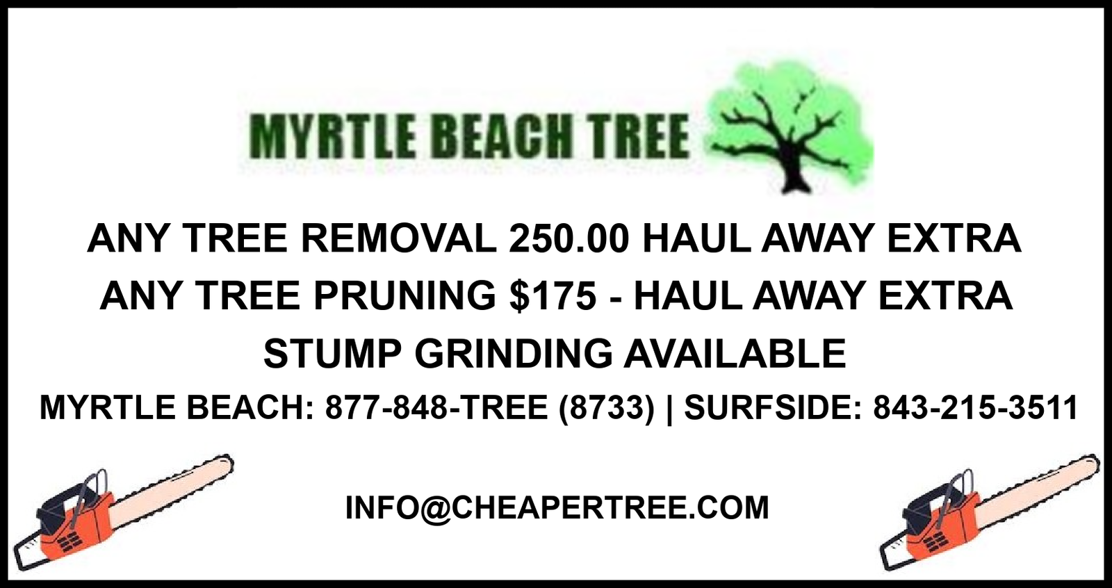Tree Services - Carolina Forest Business Group